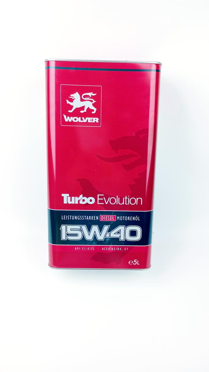 Масло моторное Wolver Turbo Evolution 15W-40 5л (ID#1986526037), цена ...