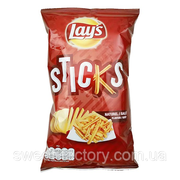 Чипсы Lays Sticks Naturel Sale 130g, цена: 298 ₴, купить на Prom.ua