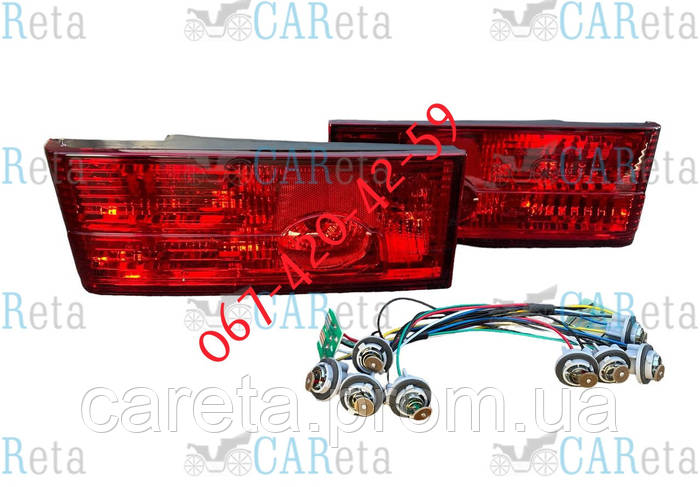 Фонари задние ваз 2108,2109,21099,2113,2114,2115 FULL RED (ID ...