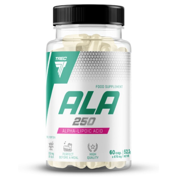 Альфа-липоевая Кислота для Спорта Trec Nutrition ALA 60 Caps — в ...