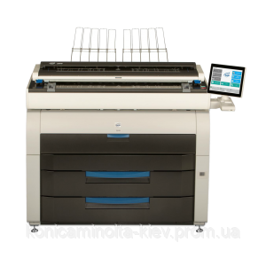 Чорно-білий широкоформатний принтер KIP 7970, 4-х рольова сист. друку ф ...