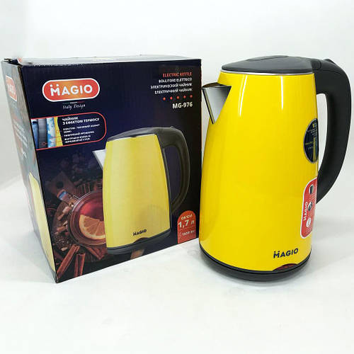 Электронный чайник MAGIO MG-976 | Тихий электрический чайник | ZT-904 Маленький электрочайник ...