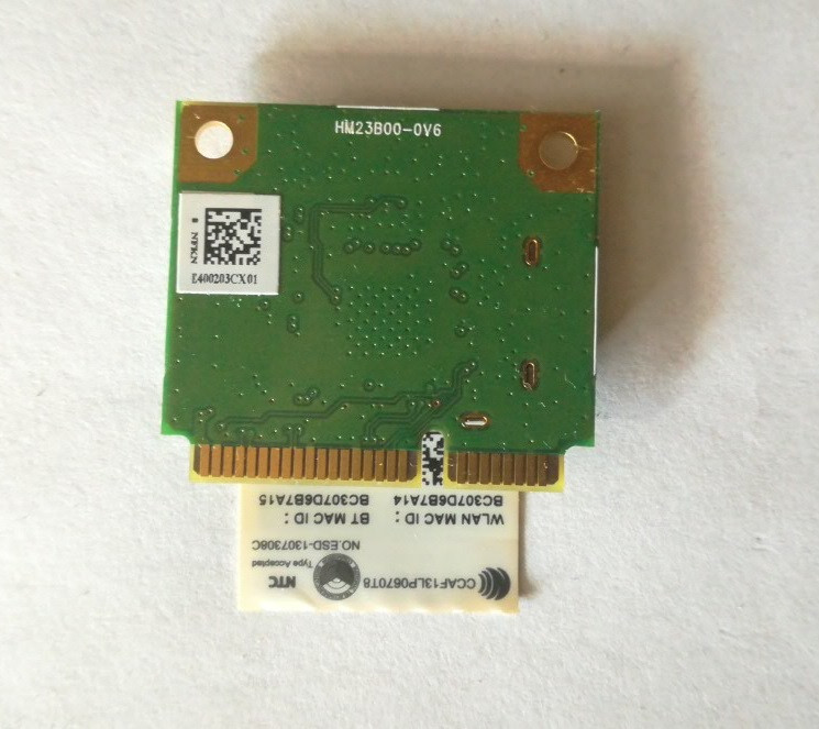 Wi-fi+BT модуль HalfSize Mini pcie Realtek RTL8723BE (2 антенны!) 802. ...