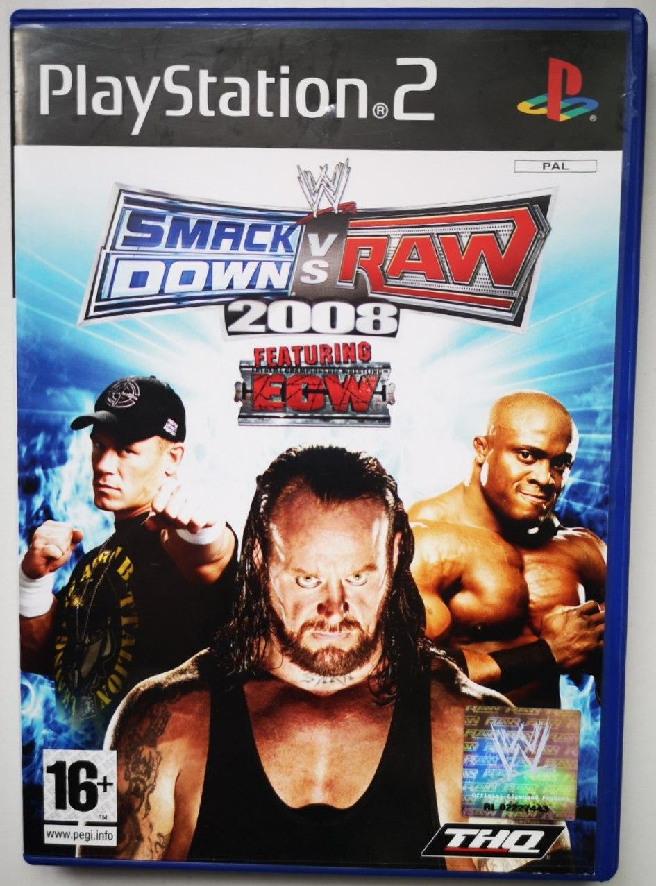 WWE Smackdown! Vs. RAW 2008, Б/В, англійська версія - диск для ...