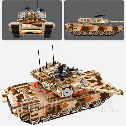 Купити Конструктор Panlos brick - Танк США М1А2 Абрамс. Лего, Lego ...