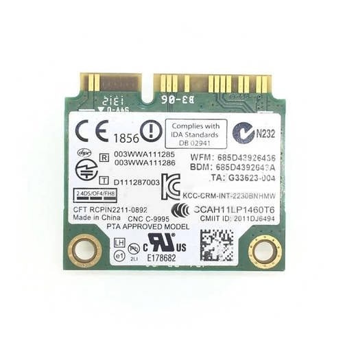 Wi-fi адаптер Mini PCIe Intel Centrino Wireless-N 2230 (з Bluetooth ...