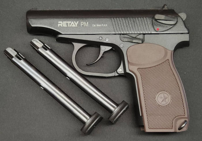 Купити Пістолет стартовий Retay PM Makarov Black 9мм + додатковий ...