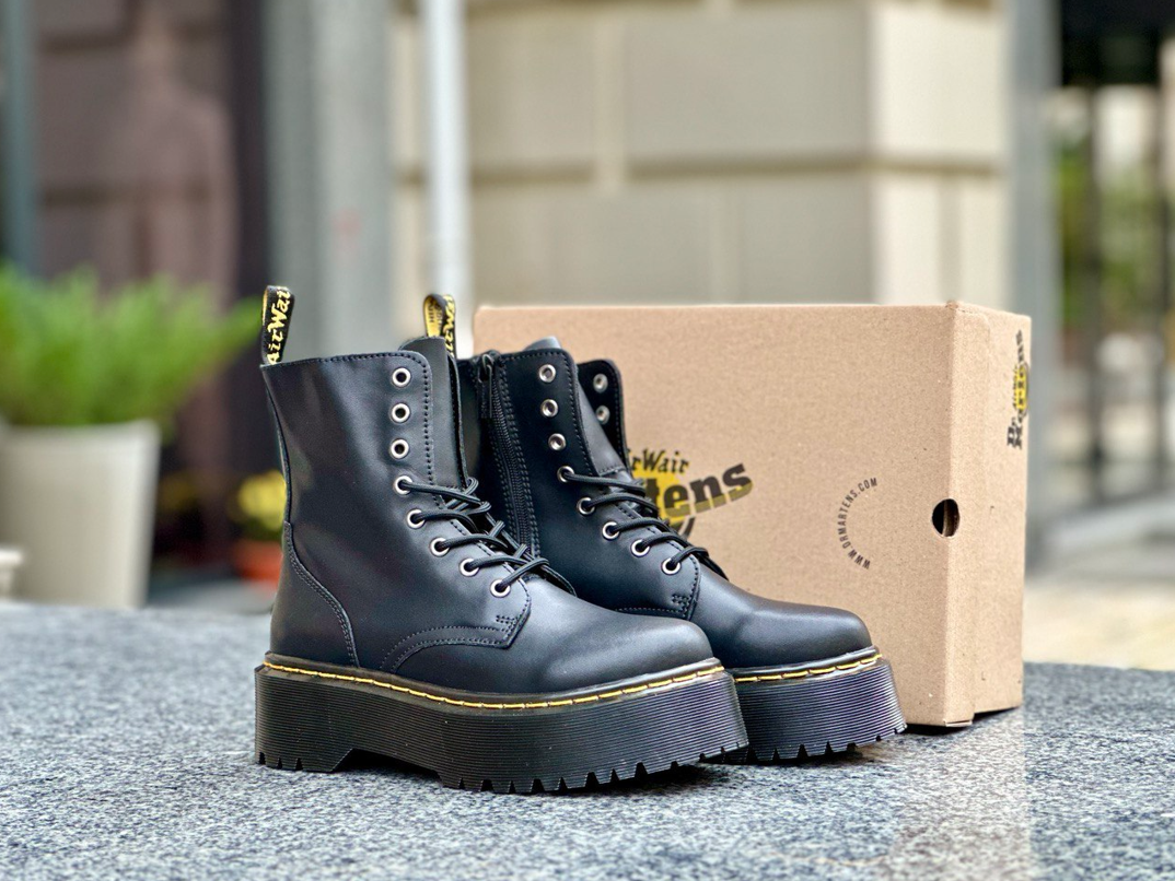 Ботинки женские Dr. Martens Jadon Black Обувь Доктор Мартинсы черные ...