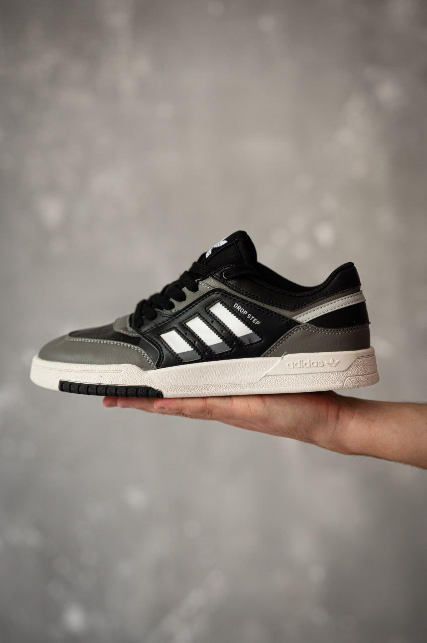 Чоловічі кросівки Adidas Drop Step Low Black Grey White (ID#1991160713 ...