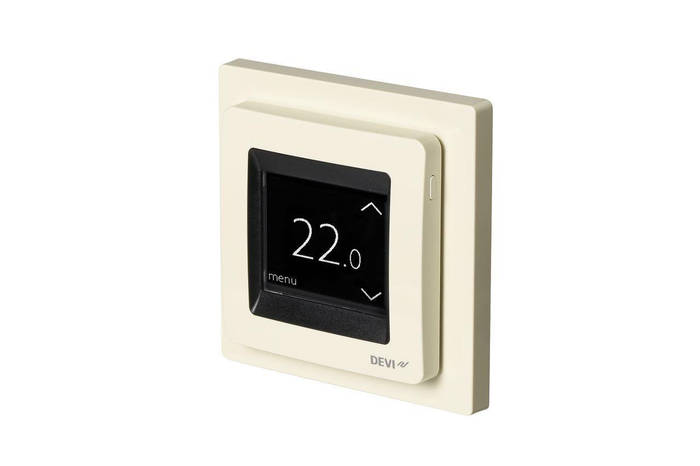 DEVI Терморегулятор DEVIreg Touch, сенсорный, 2" экран, 85 х 85мм, макс ...