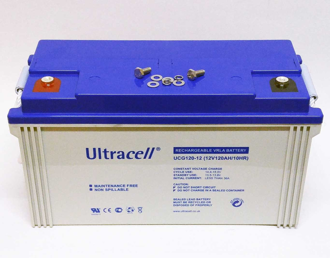 Аккумулятор гелевый Ultracell UCG120-12 GEL 12V 120 Ah VRLA YT28066 ...