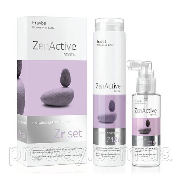 ERAYBA ZEN ACTIVE REVITAL SET Набір проти випадiння шампунь 250 мл + лосьон 100 мл: продаж, ціна ...
