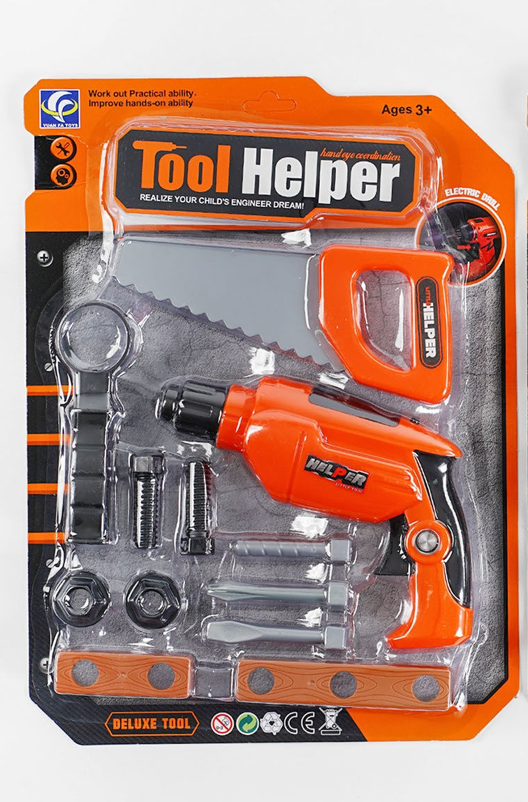 Набор инструментов Tool Helper с шуруповертом и пилой (YF 796) (ID ...