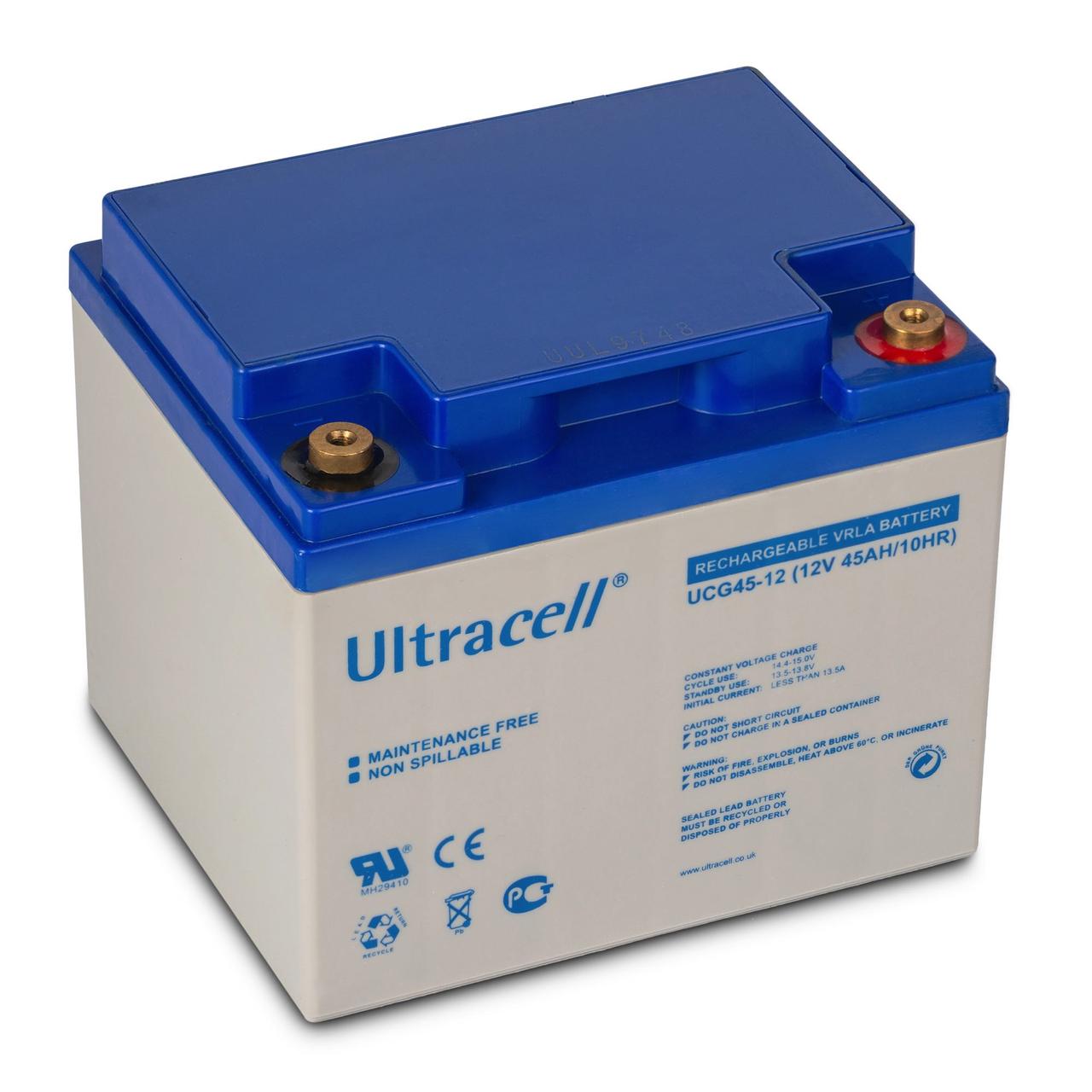 Акумулятор гелевий Ultracell UCG45-12 GEL 12V 45 Ah VRLA YT28425 (ID ...