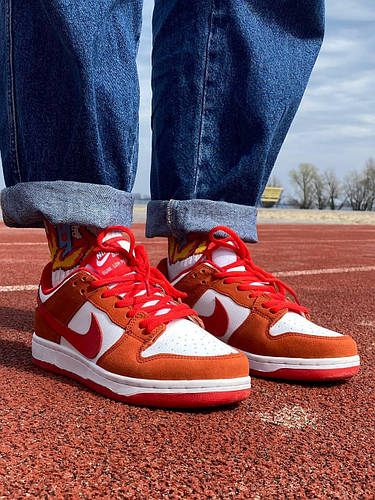 SB Dunk Low White Orange (ID#1992411275), цена: 2015 ₴, купить на Prom.ua