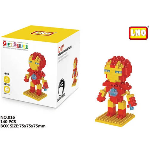 Купить Конструктор из мини лего блоков Железный человек. Iron Man mini ...