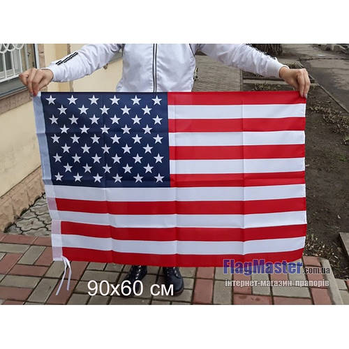 Прапор США 90х60см Сполучених штатів Америки, прапор Америки ...