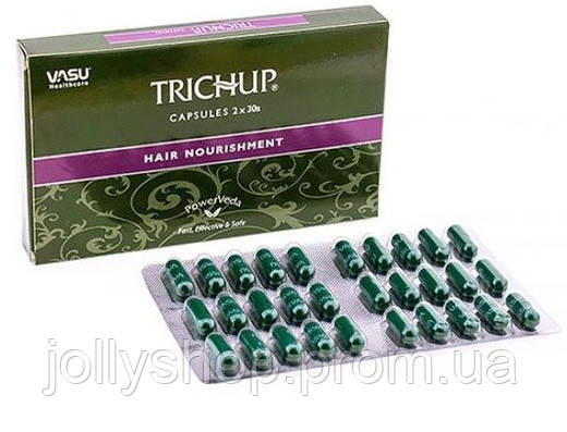 Капсулы для роста волос Тричуп (Trichup Hair Nourishment Capsules, Vasu ...