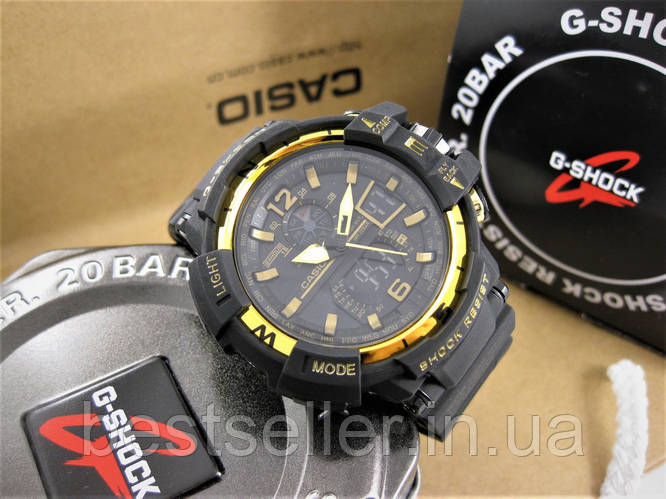 CASIO G-SHOCK GWA-1100 BLACK GOLD (ID#1993395887), цена: 499 ₴, купить ...