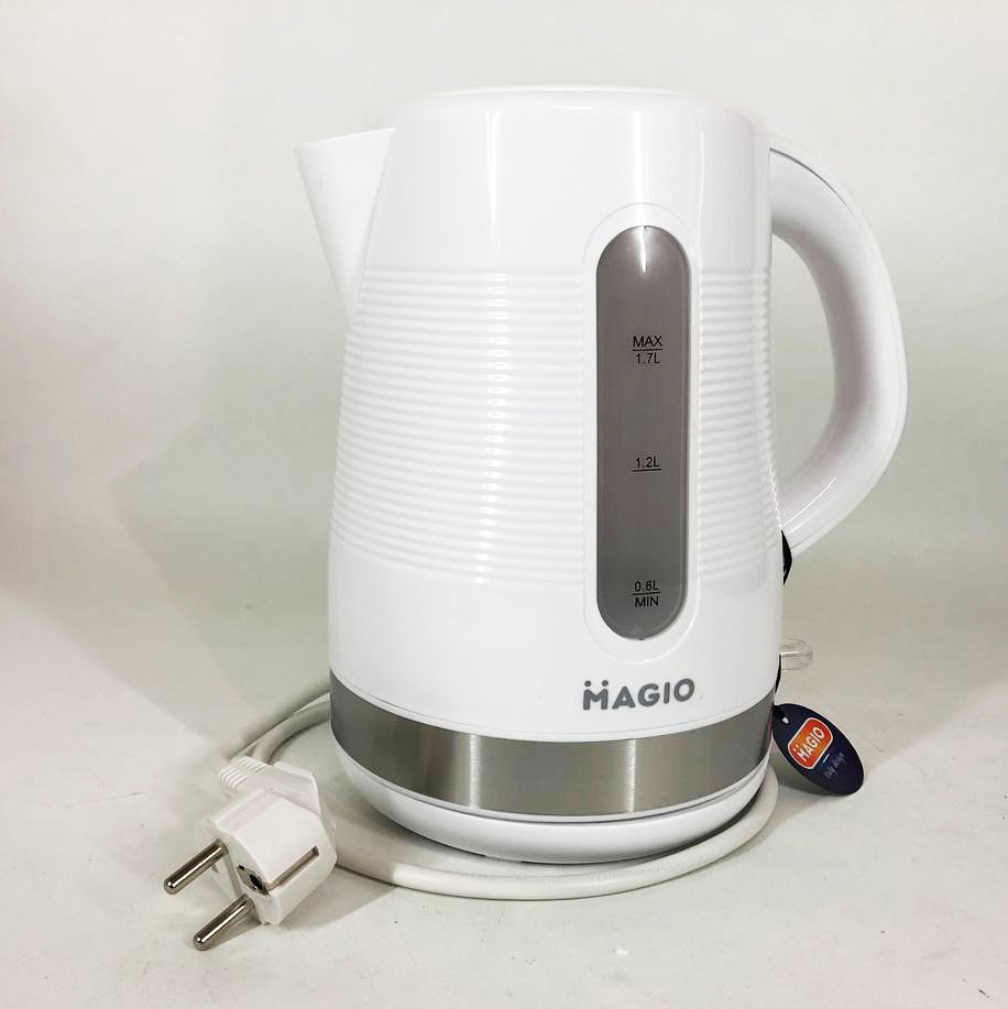 Електрочайник MAGIO MG-100, електронний чайник, чайник дисковий, гарний електричний чайник (ID ...