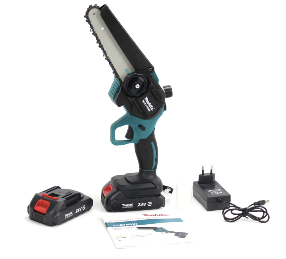 Аккумуляторная бесщеточная мини-пила Makita DUC155NM 24v, Пила Макита ...