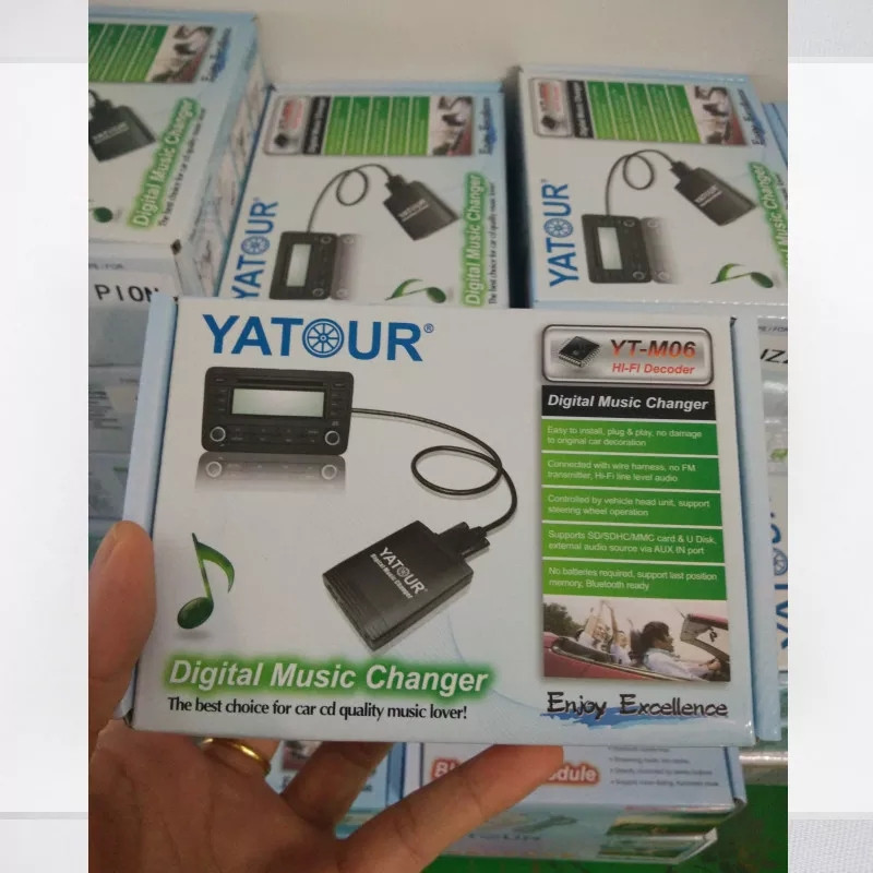 Эмулятор CD чейнджера TOYOTA LEXUS Scion 6+6pin YATOUR YT-M06 TOY2Y USB SD AUX, цена: 3250 ...