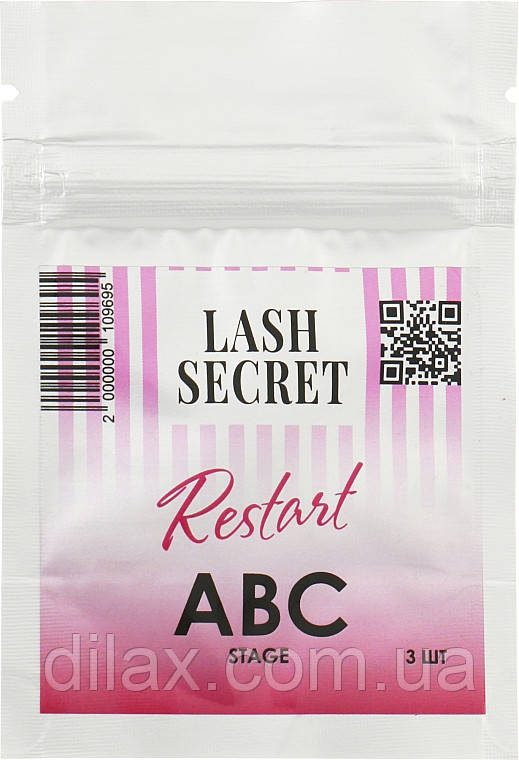 Набор составов для ламинирования ресниц "А B C" - Lash Secret Stage А B C Restart (877797-2) (ID ...
