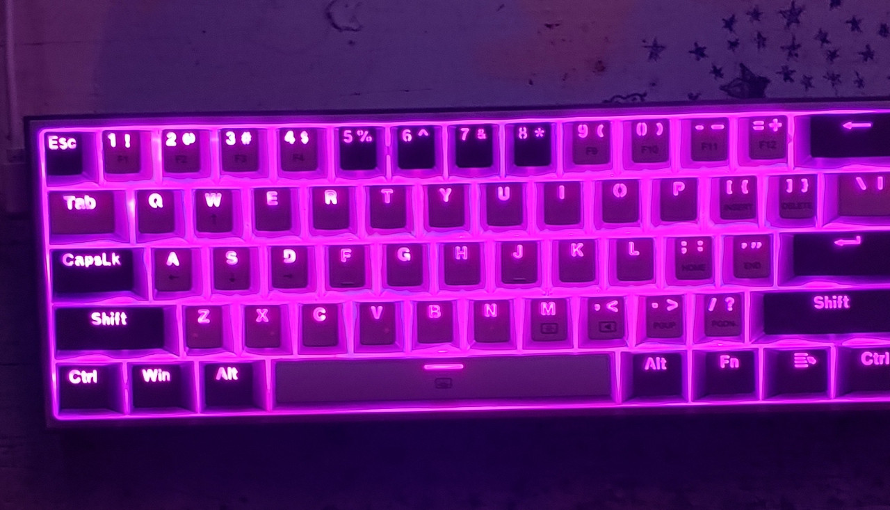 Redragon Fizz K617 Механічна клавіатура для геймерів червоні свічі (ID ...