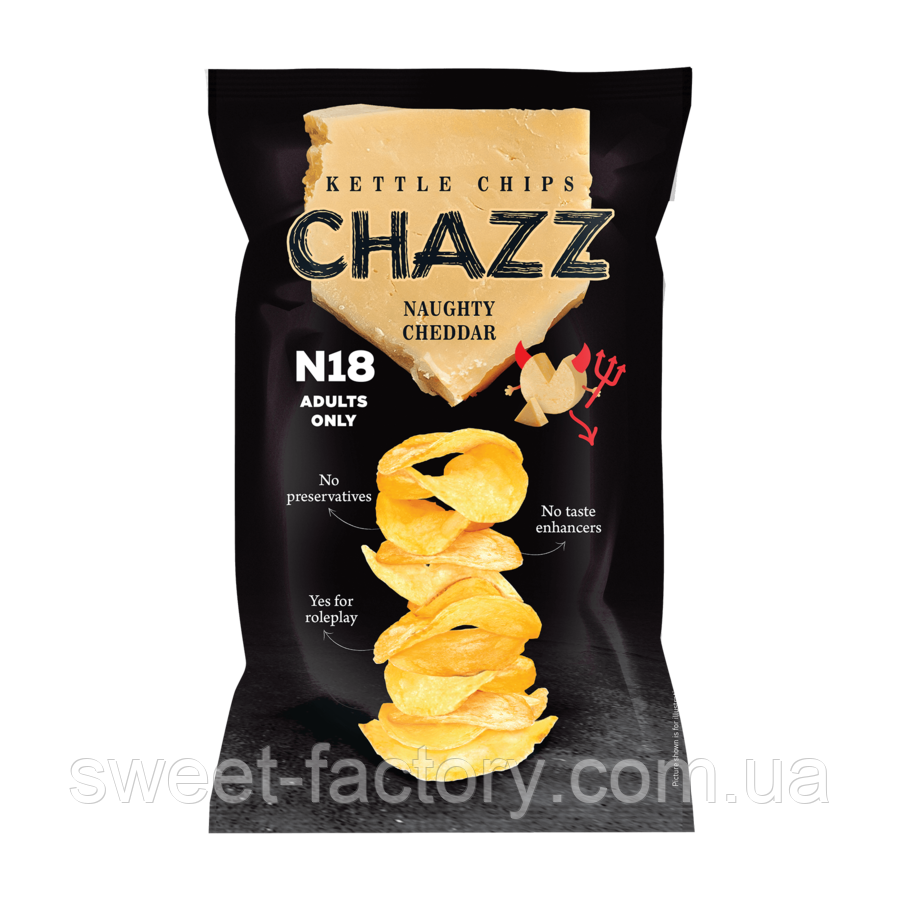 Чипси Chazz Chips Mussels In White Wine 18+ 90g: продаж, ціна у ...