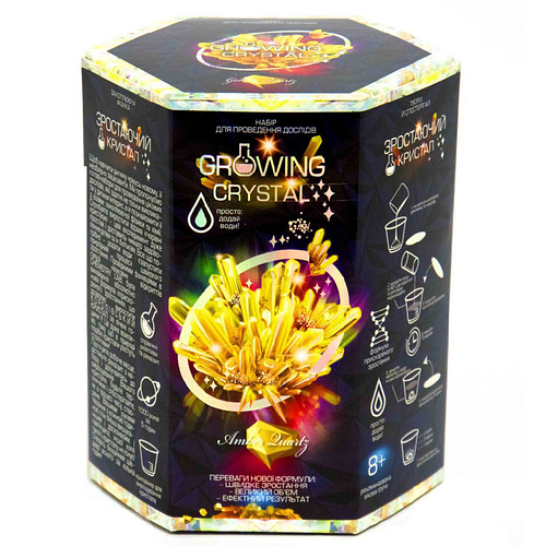 Ігровий набір для вирощування кристалів GRK-01 GROWING CRYSTAL (Бурштин ...