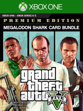 Grand Theft Auto V: Premium Online Edition & Megalodon Shark Card Bundle (Xbox One) - Xbox Live ...