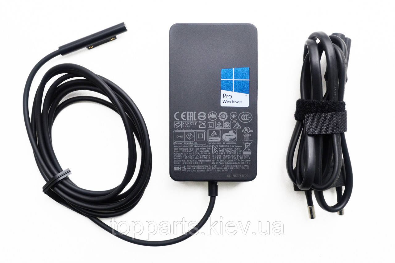 Блок живлення для планшетів Microsoft (model 1625) 12В, 2.58 А (31W ...