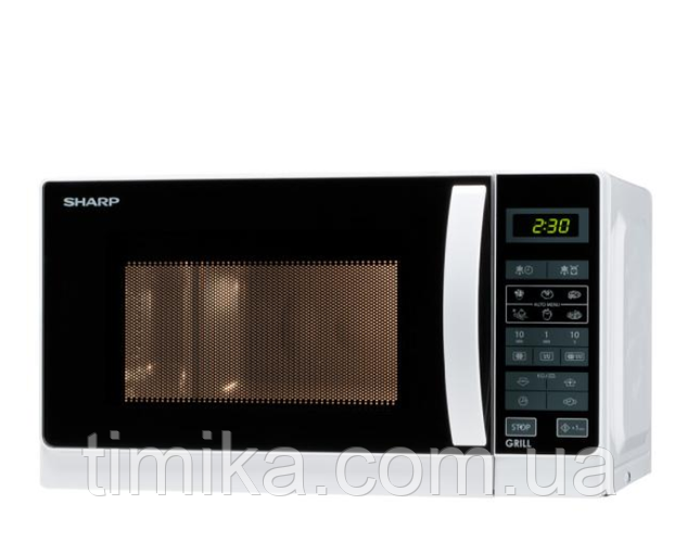 Купить Мікрохвильова піч Sharp R642WW з грилем, цена 3230 ₴ — Prom.ua (ID#1874072800)