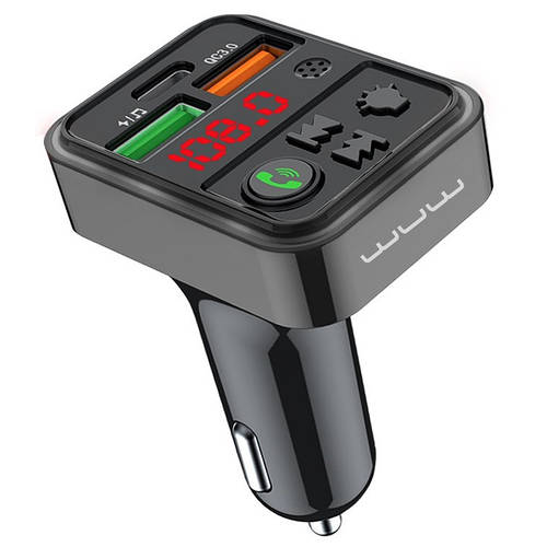 Купить Автомобильный FM-трансмиттер модулятор с быстрой зарядкой WUW ...