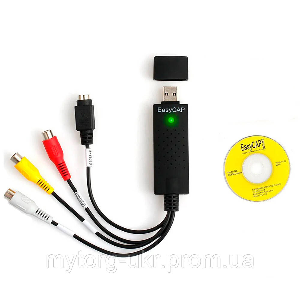 EasyCap USB. DC-60 Карта видеозахвата 64bit (ID#1898264723), цена: 659. ...