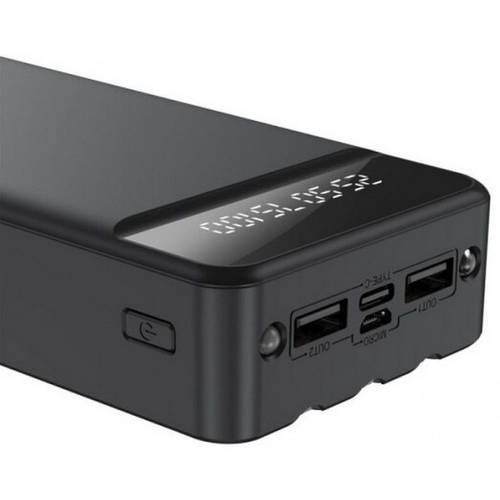 Повербанк Power Bank 10000mAh с дисплеем type-c USB фонариком на панели ...