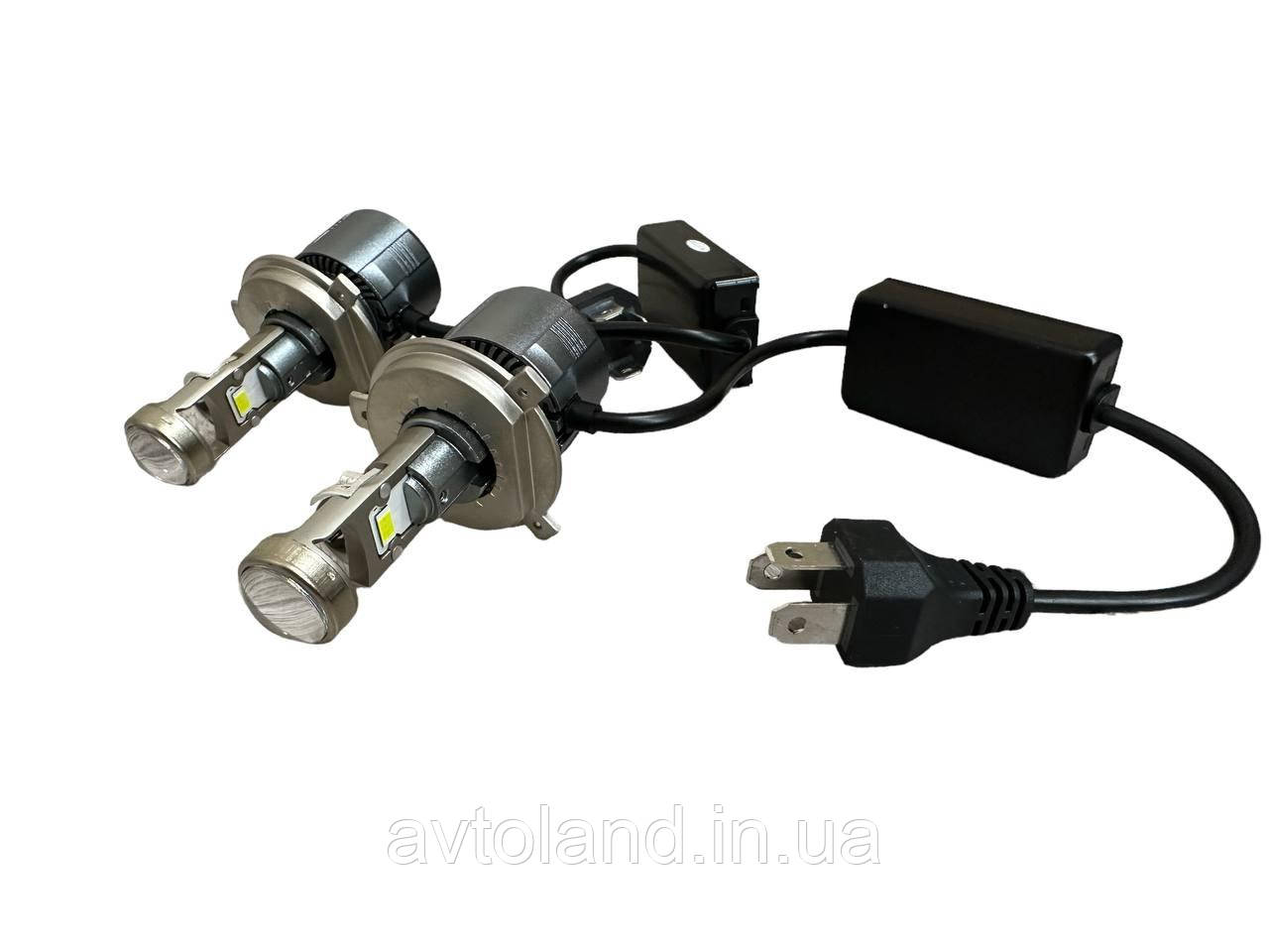 Лампы LED мини-линзы Н4 Auto Led Linz LENS"( 80Вт, 16000Лм, 5700К, 12 ...