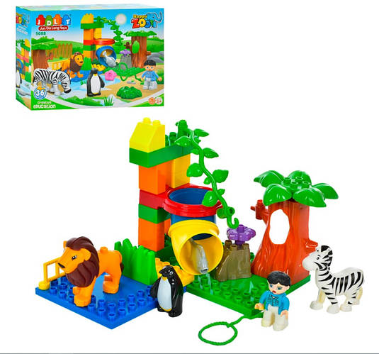 Конструктор Duplo Зоопарк 36 детали JDLT 5088 большие детали (ID#1996301109), цена: 594.15 ...