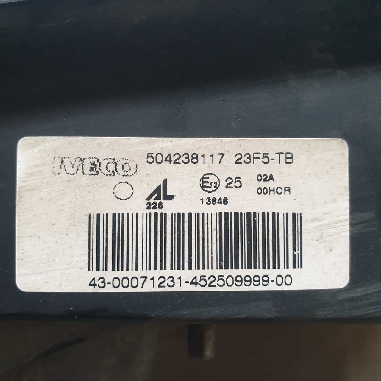 Купить Фара Iveco Stralis, EuroCargo 504238117, 504238093, цена 7600 ...