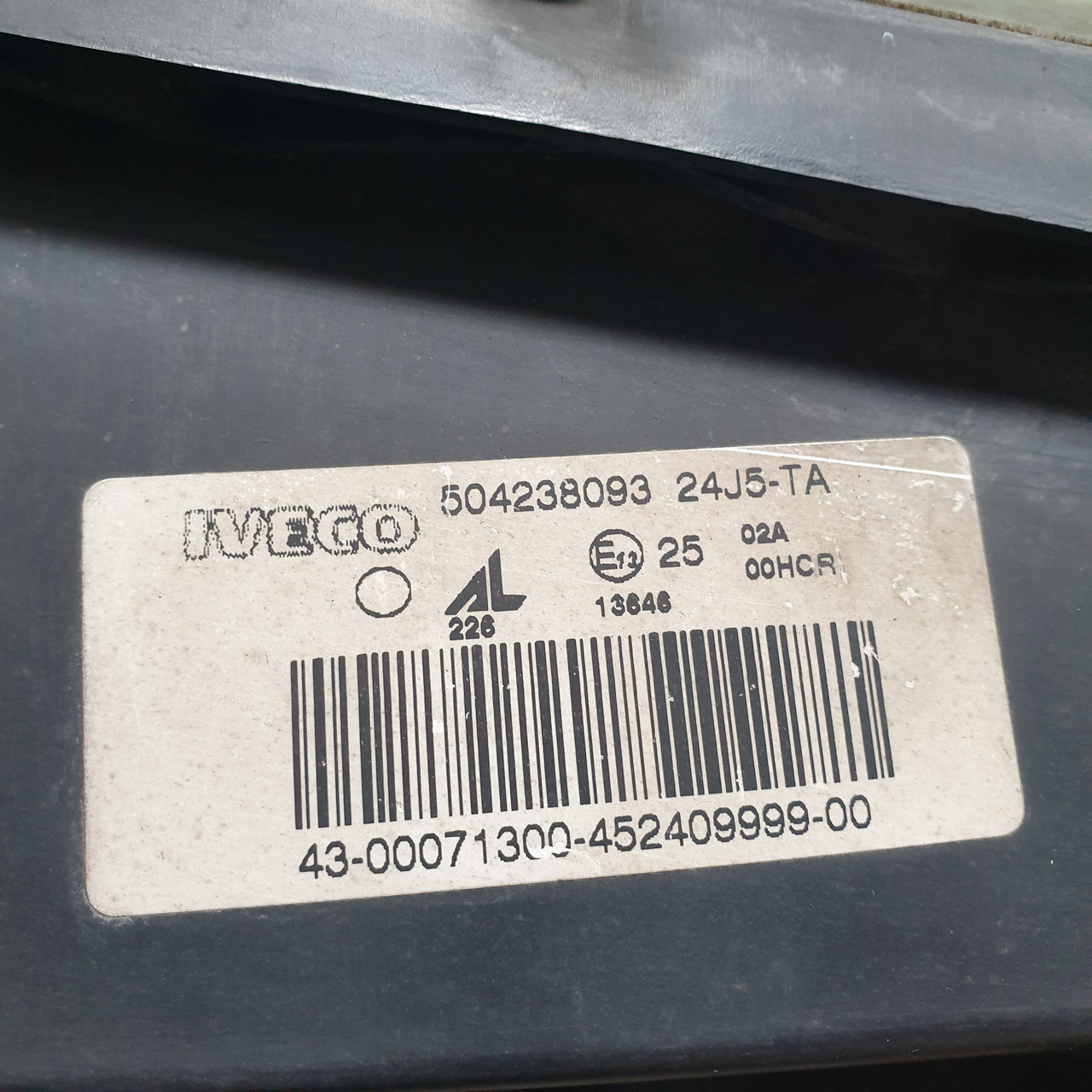 Купить Фара Iveco Stralis, EuroCargo 504238117, 504238093, цена 7600 ...