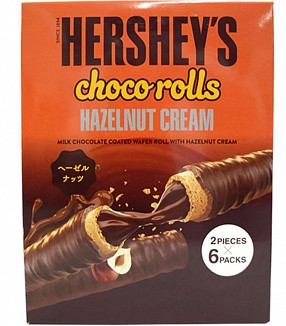 Hershey's Choco-Rolls Hazelnut Cream 6-Pack купить по выгодной цене в ...