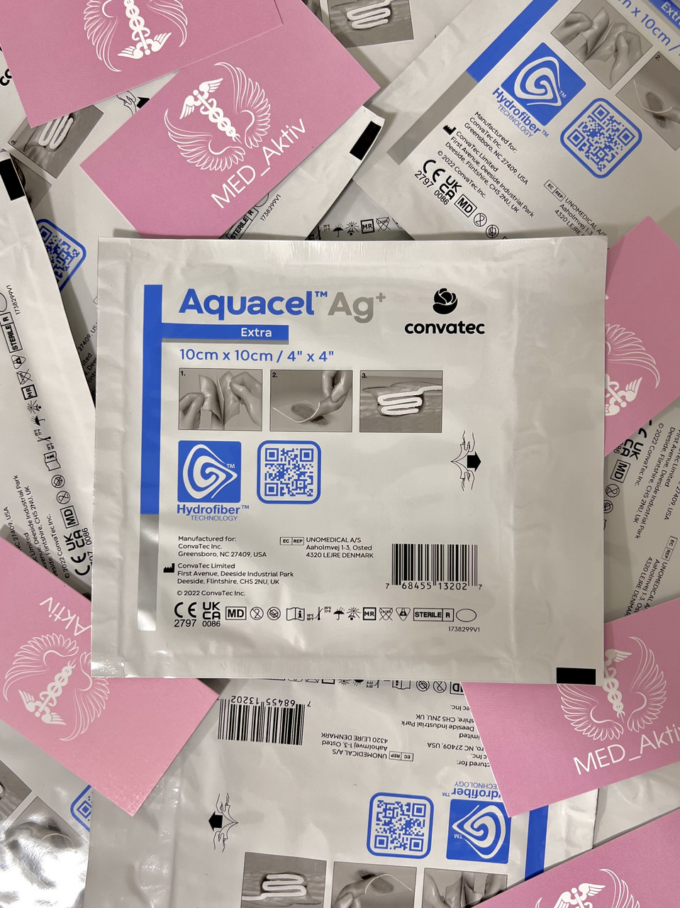 (Aquacel Ag + Extra ) - Срібна пов'язка 10*10см (ID#1831655946), ціна ...