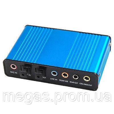 Купить Внешняя USB звуковая аудио карта 6 каналов 5.1, цена 379 грн ...