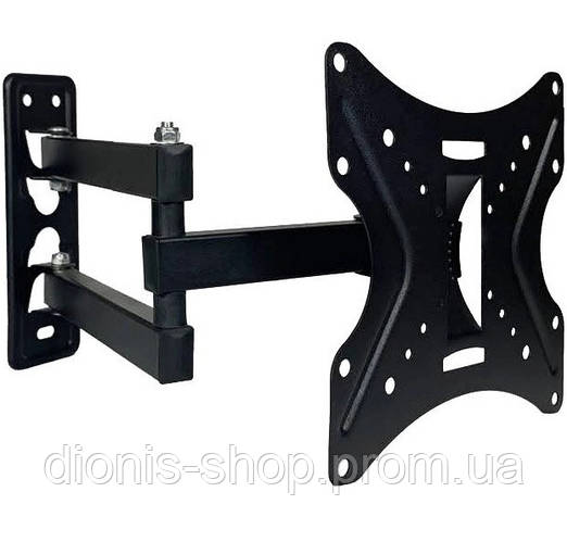 Крепление ТВ Prc Hdl 117b черный Кронштейн Выносной поворотно наклонный 14 42 до 15 Kg Lcd Led