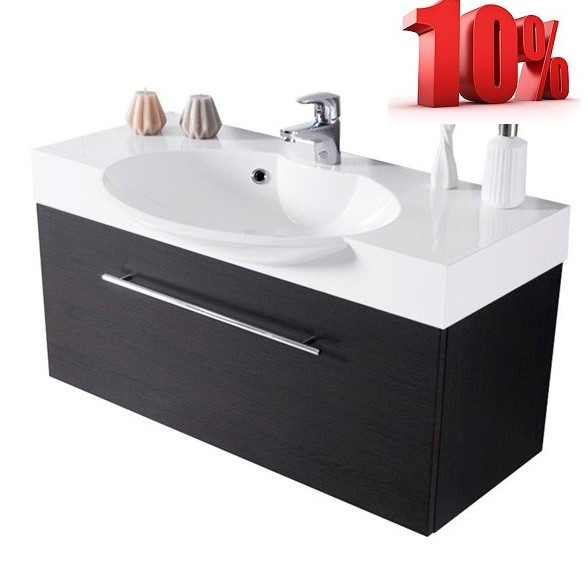 Умывальник с тумбой графит 98 см Fancy Marble Sumatra: продажа, цена в ...