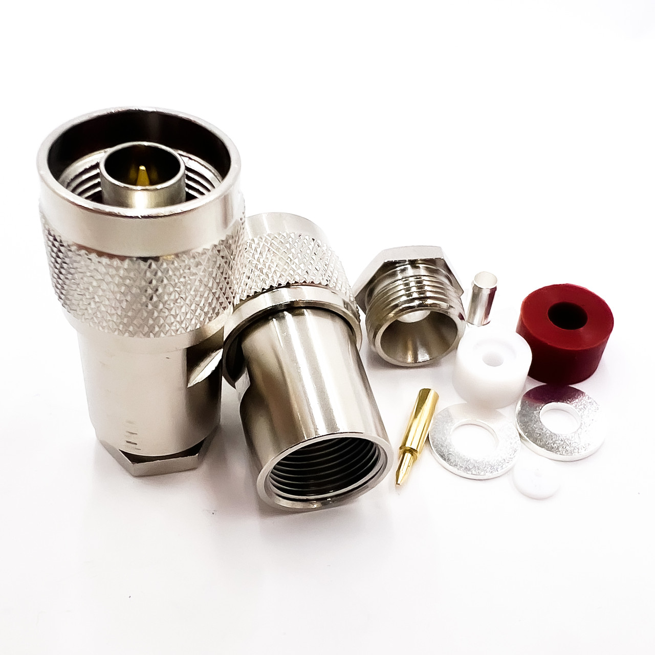 Роз'єм N-Type Male на кабель RG-58 під пайку (ID#1992428299), цена: 136 ...