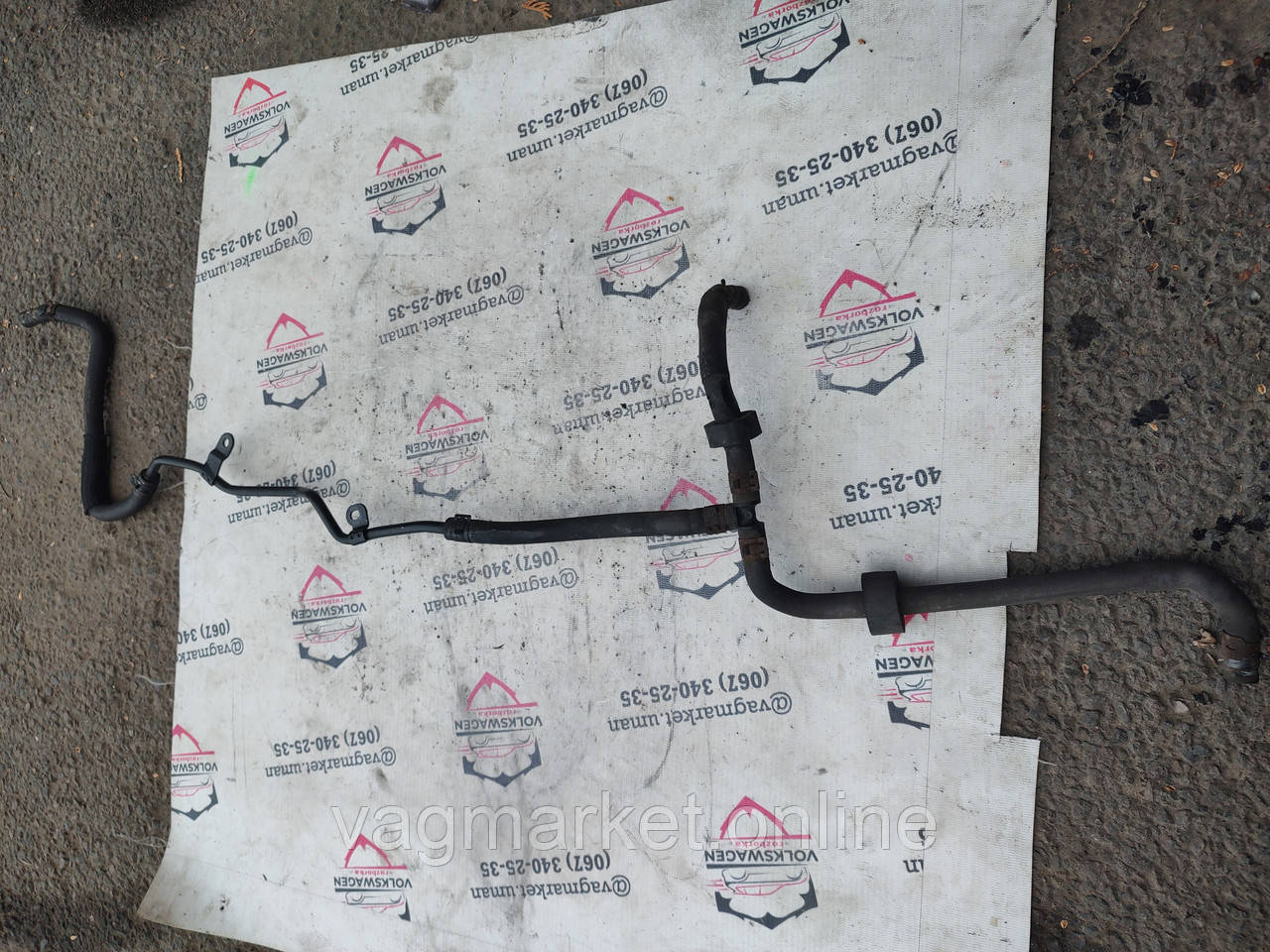 Патрубок системы охлаждения 1.6tdi VW Passat b7 5K0121070C (ID ...