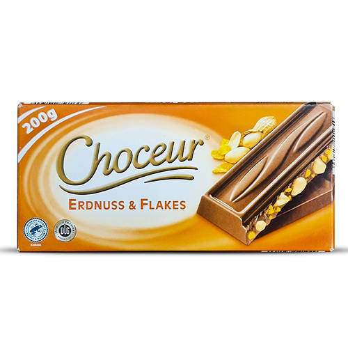 Шоколад Choceur Erdnuss & Flakes 200г, Германия (ID#1998124954), цена ...