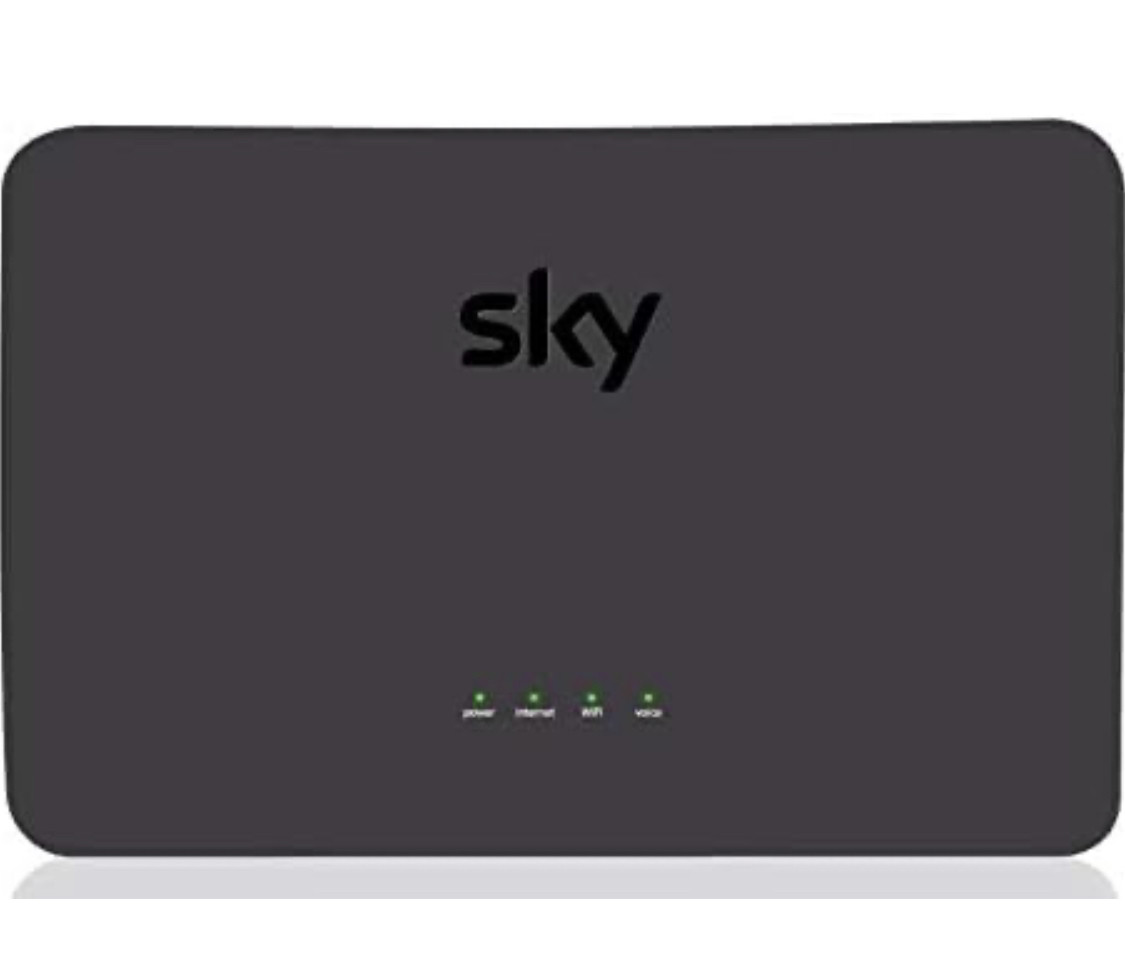 SKY Q Broadband Hub 4 Дводіапазонний бездротовий маршрутизатор Sky ...