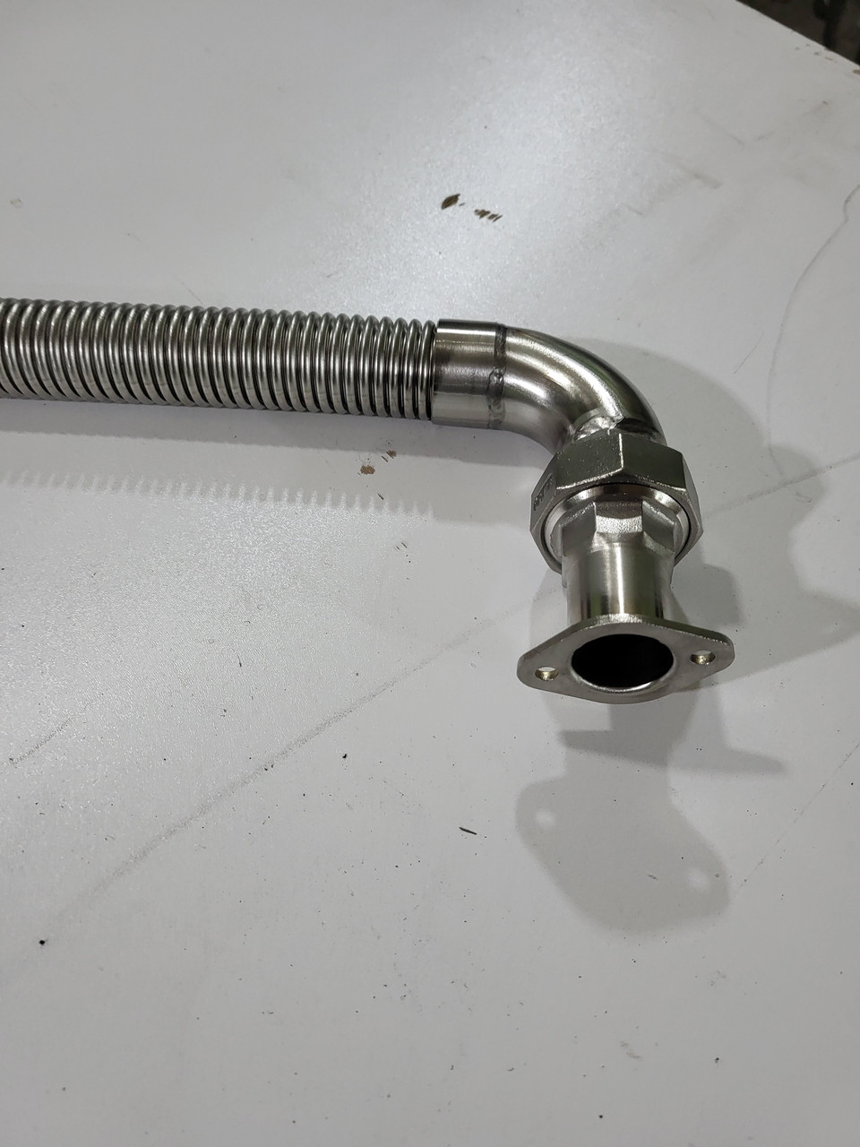 Гофра Ду 25мм для отвода выхлопных газов генератора с фланцем ...